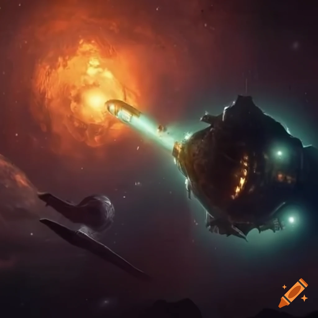 Airship combat on Craiyon