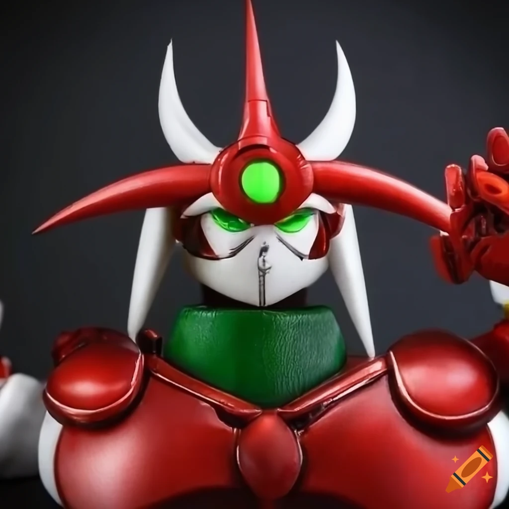 Turtle-style robot in getter robo style on Craiyon