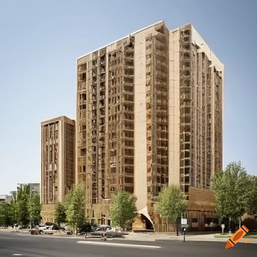 Peaceful city building aspect