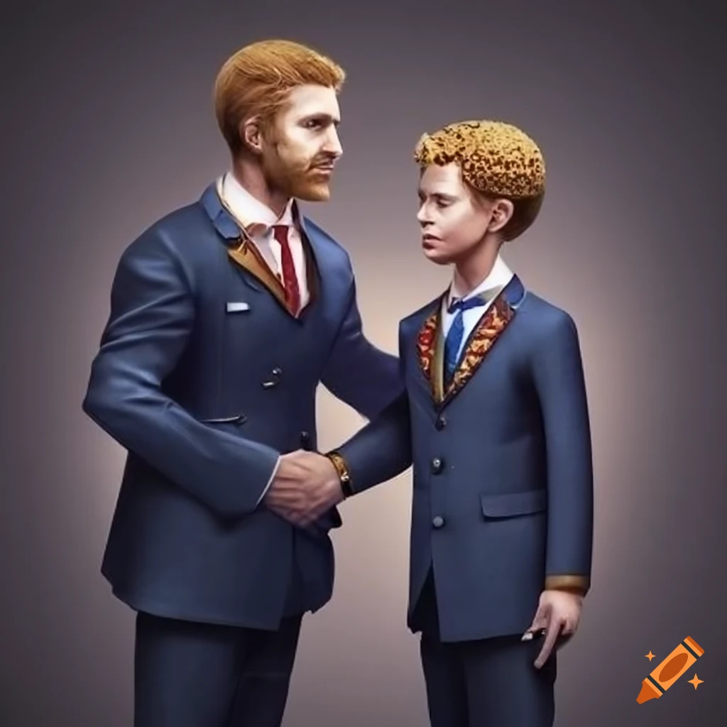 King arthur and a unicef representative shaking hands