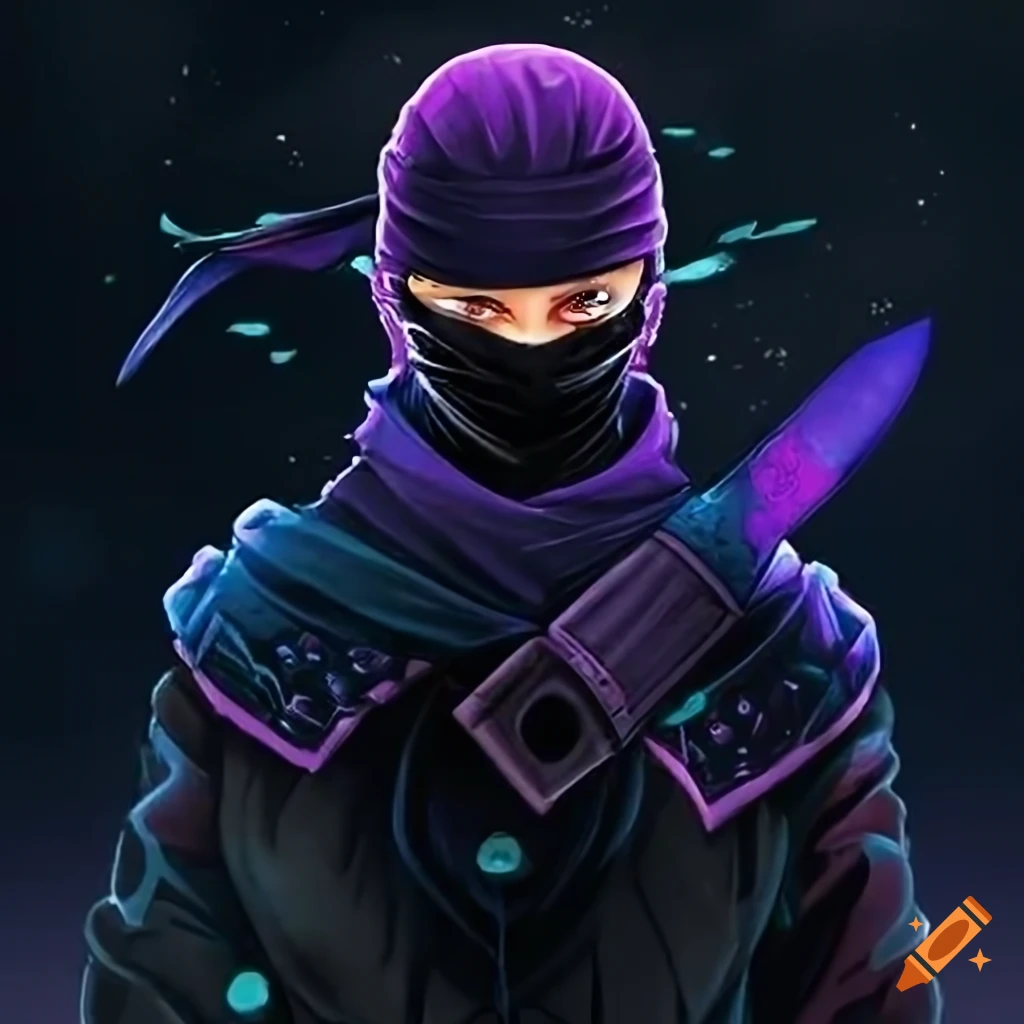 Galaxy ninja full body on Craiyon