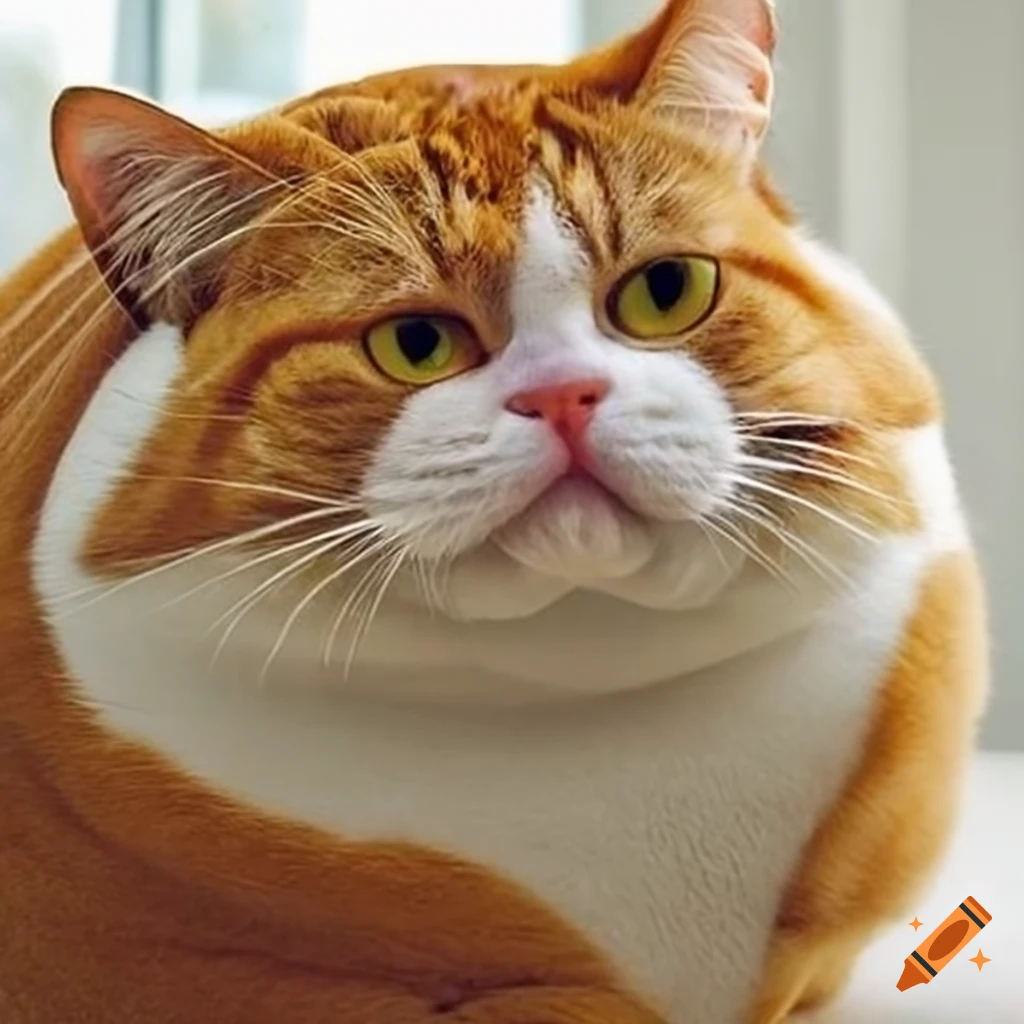 Image of an overweight cat