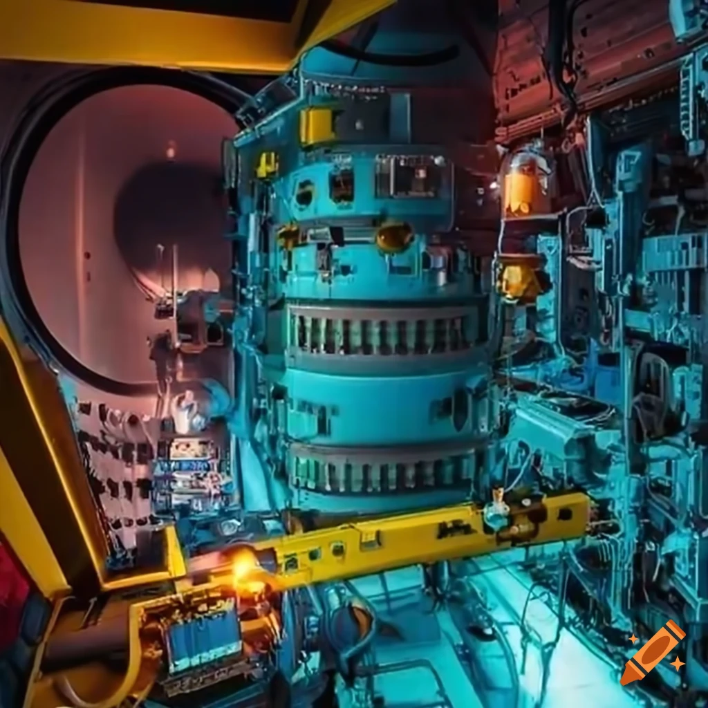 Super mario fixing an electrical cabinet in a nuclear reactor on Craiyon
