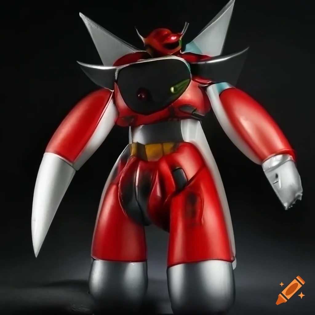 Getter Robo turtle-style robot in real doll style on Craiyon