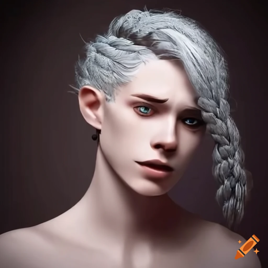 Medieval men with beards and ornaments on Craiyon