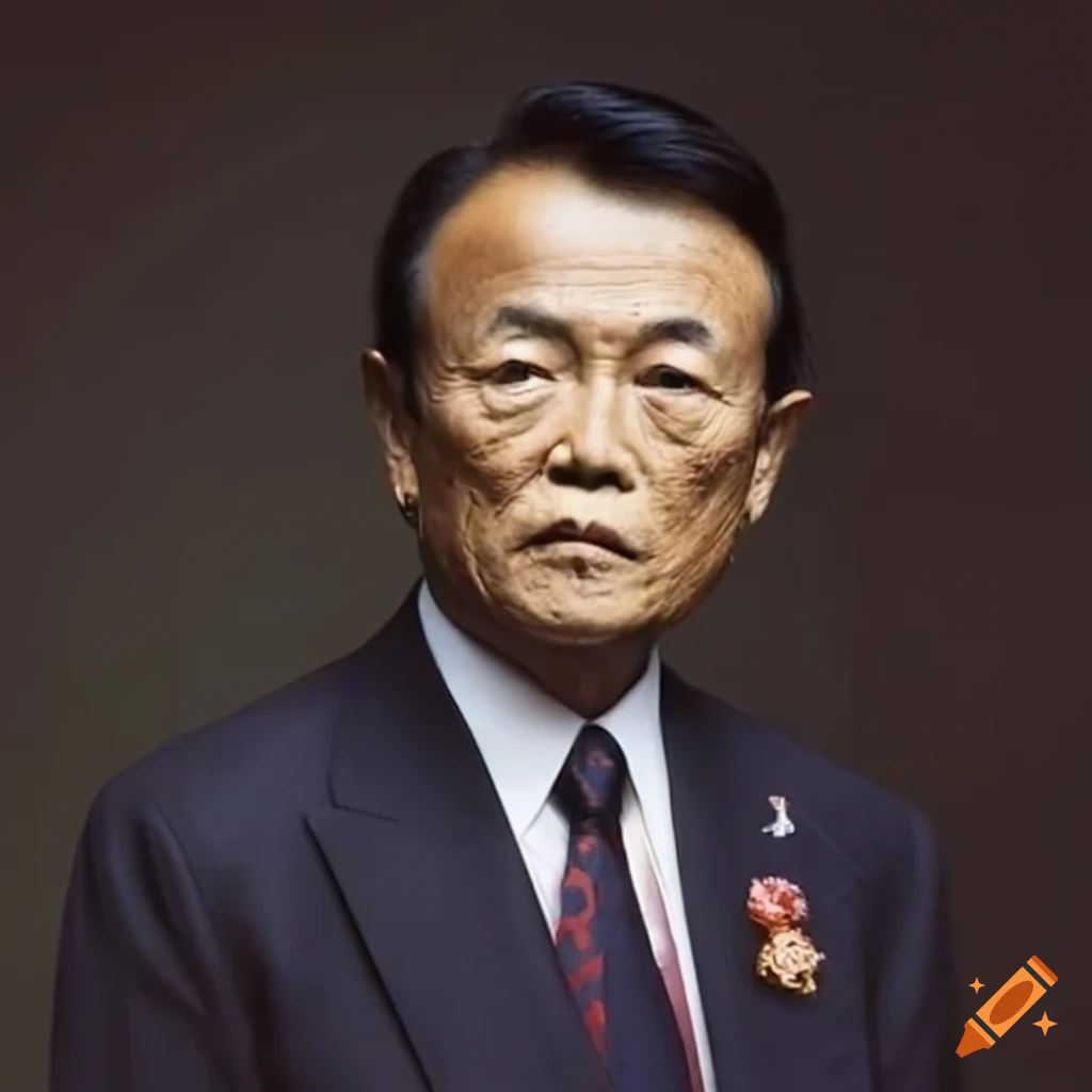 Japanese politician in traditional attire on Craiyon