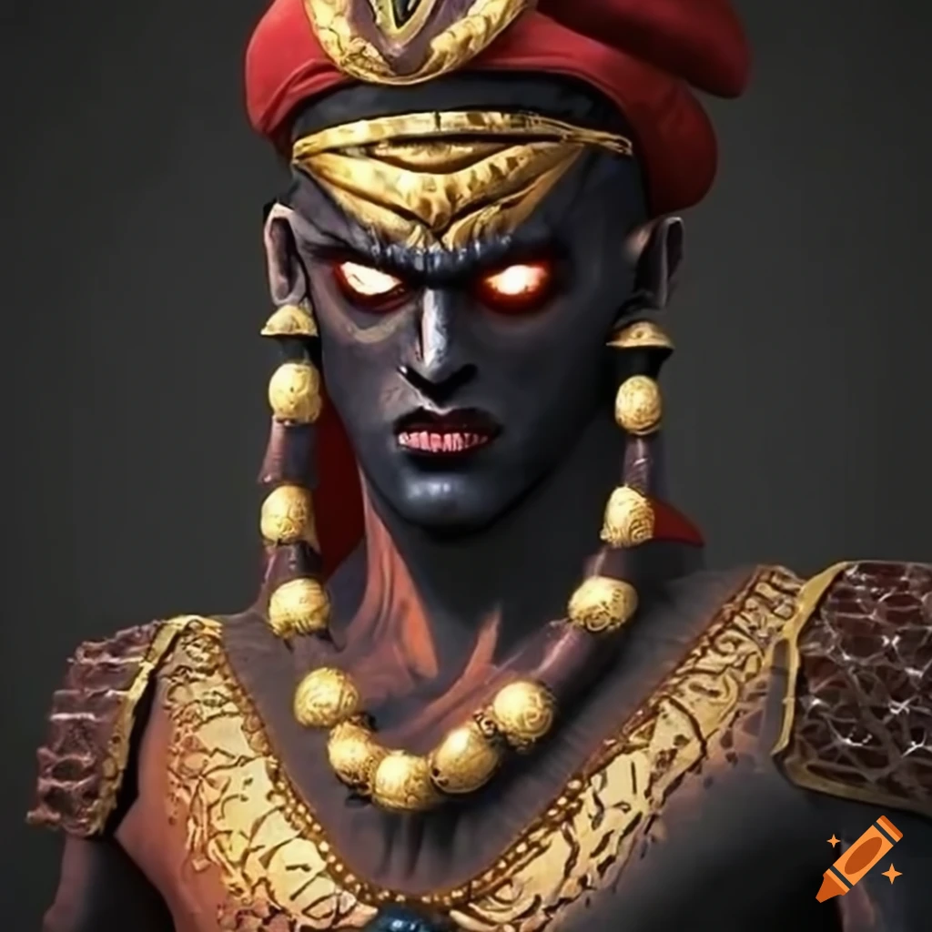 Black prince in ancient yemeni armor on Craiyon