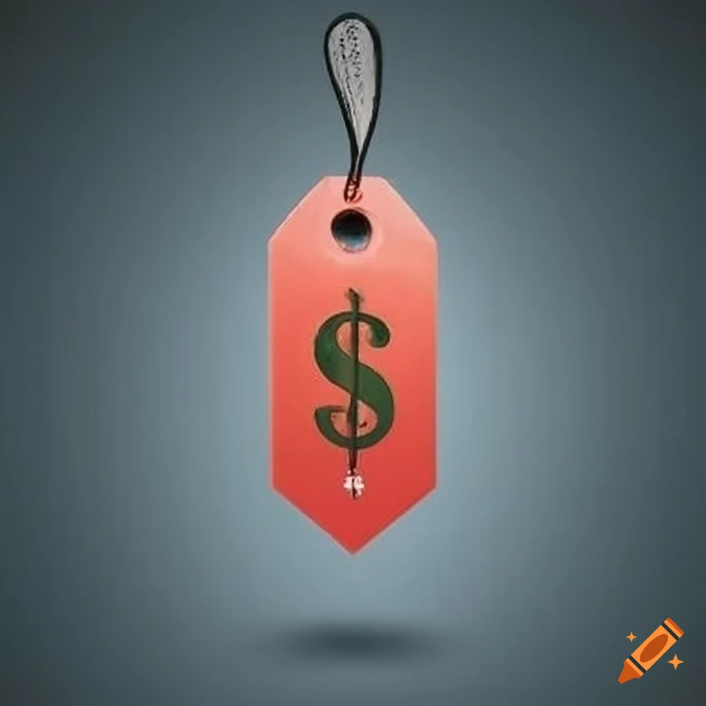 Price tag with $120 written on it on Craiyon