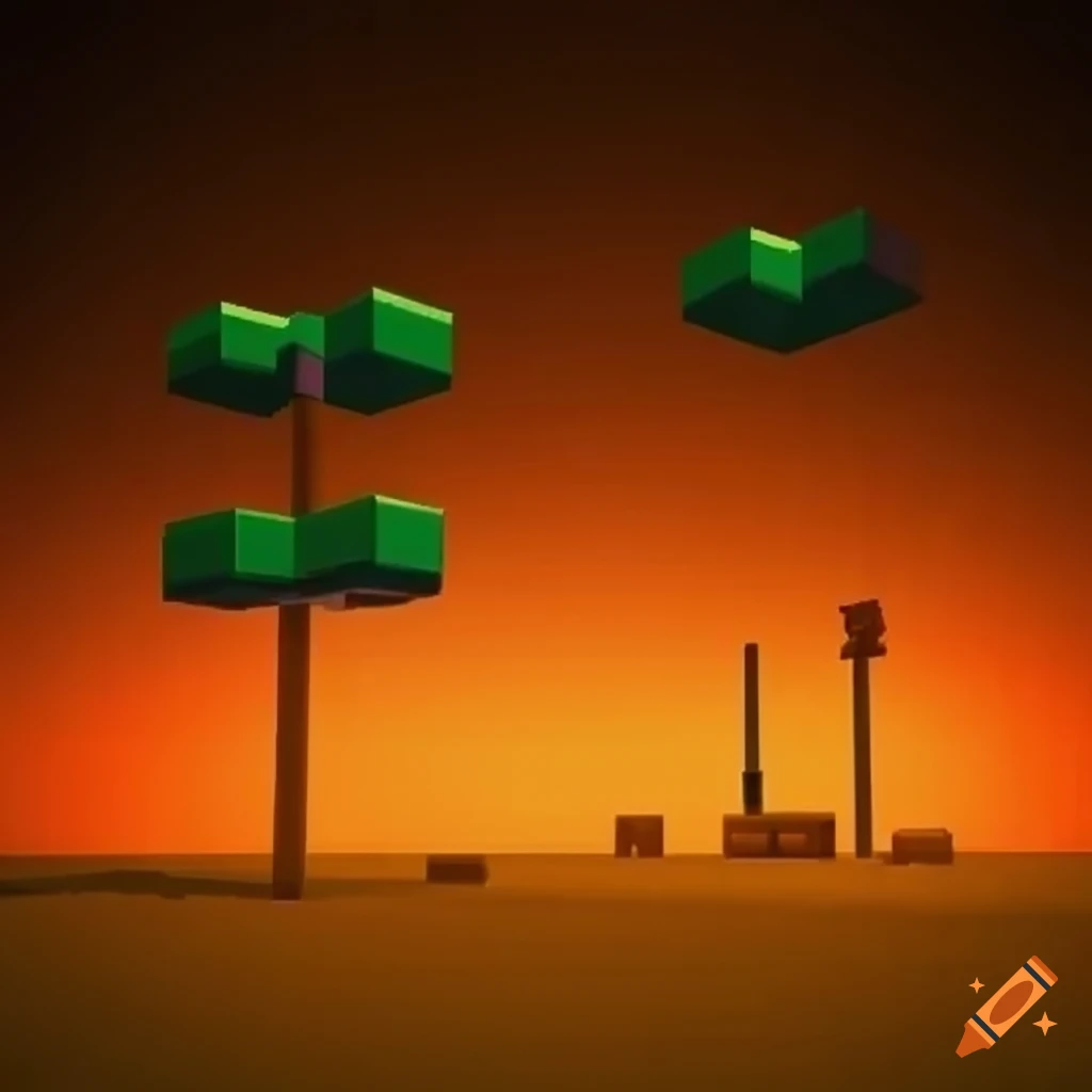 Minecraft weather system on Craiyon