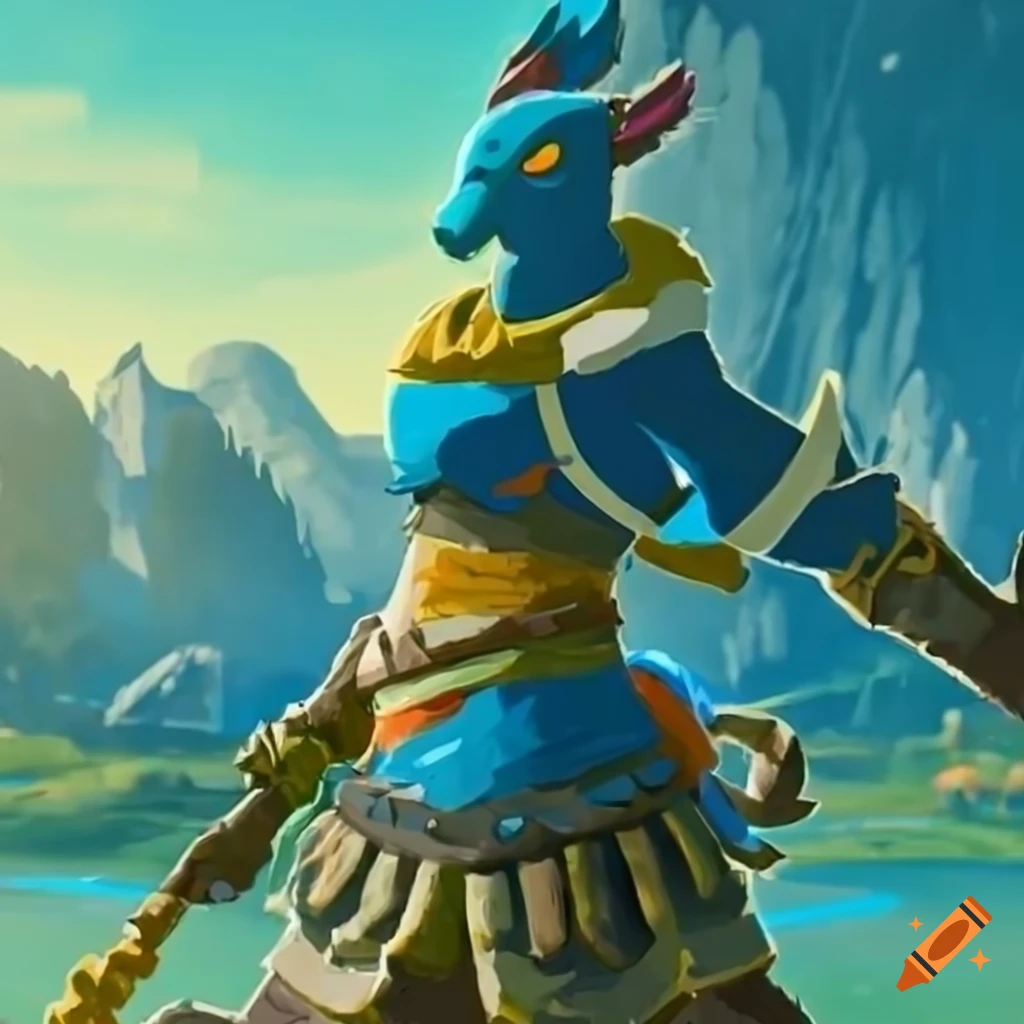 Kass from Zelda Breath of the Wild in Assassin's style on Craiyon