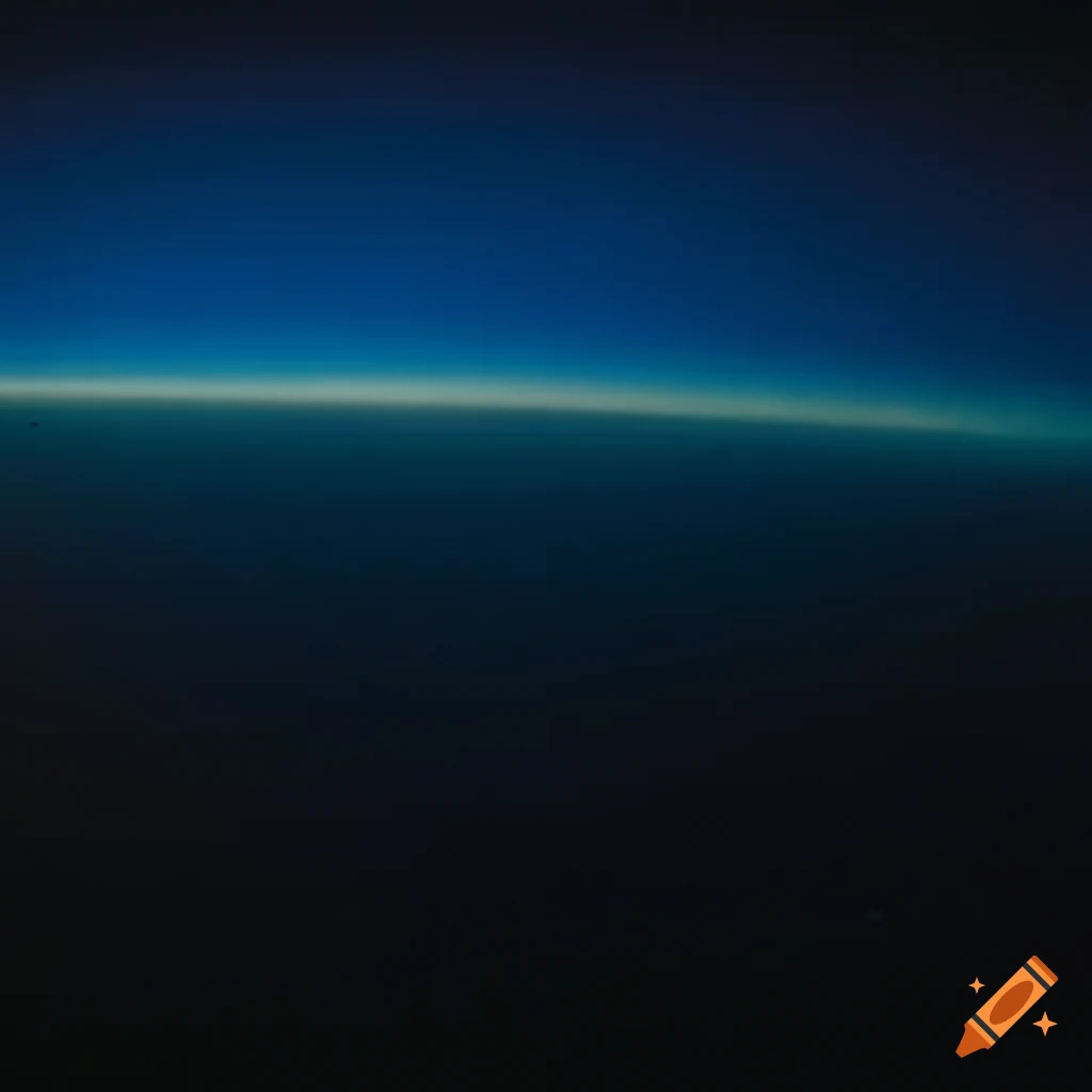 View of a deep forest from the iss