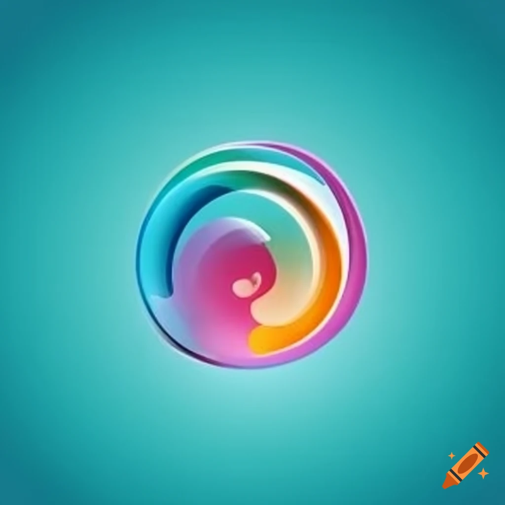 Colorful and playful logo for a water brand for kids on Craiyon