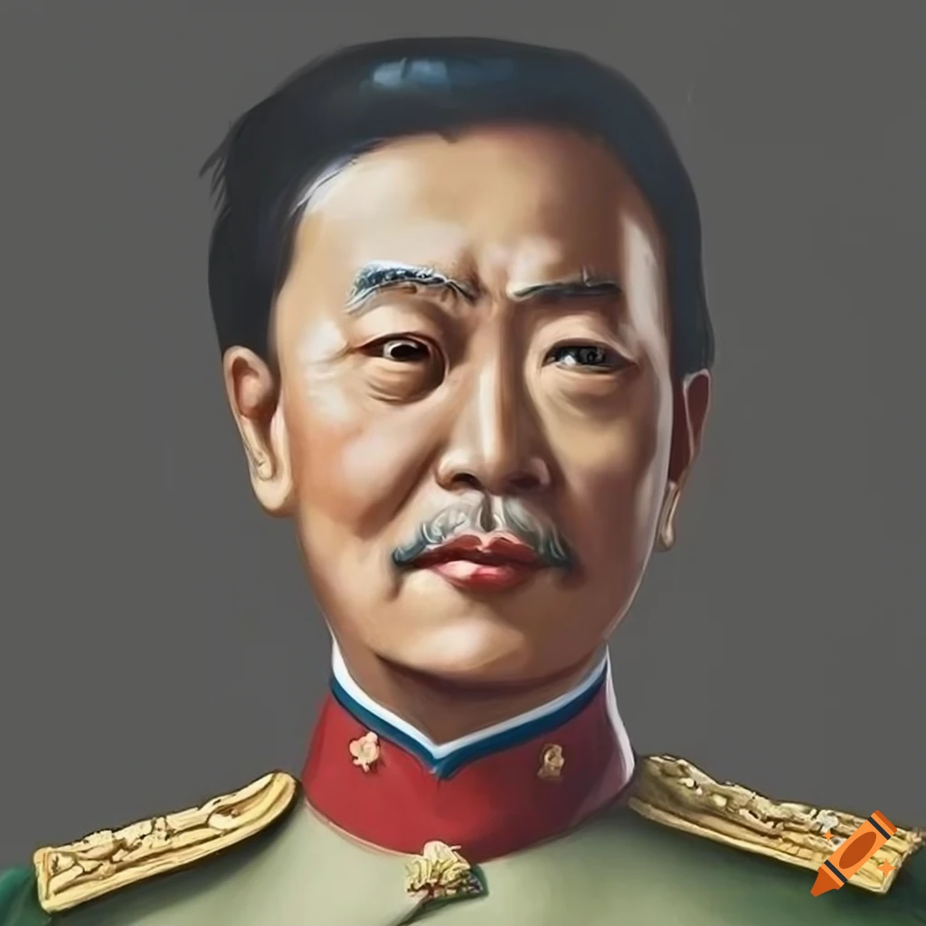Portrait of a chinese general on Craiyon