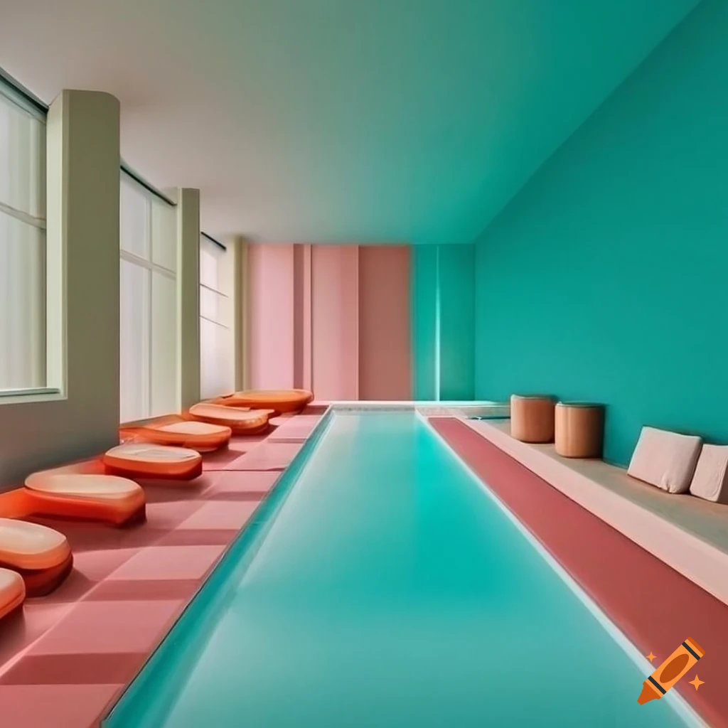 Luxurious 5 star modern spa on Craiyon