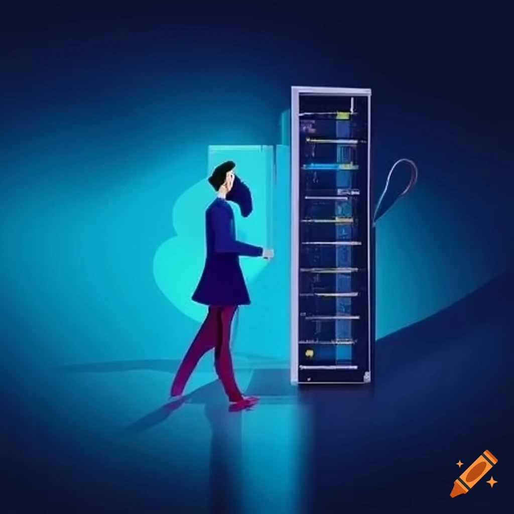 Illustration of increased server visibility on Craiyon