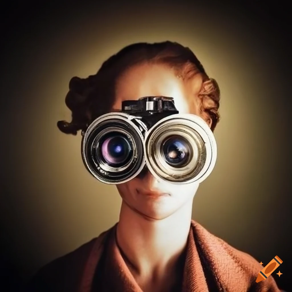 1940s-style press photojournalist with camera on Craiyon