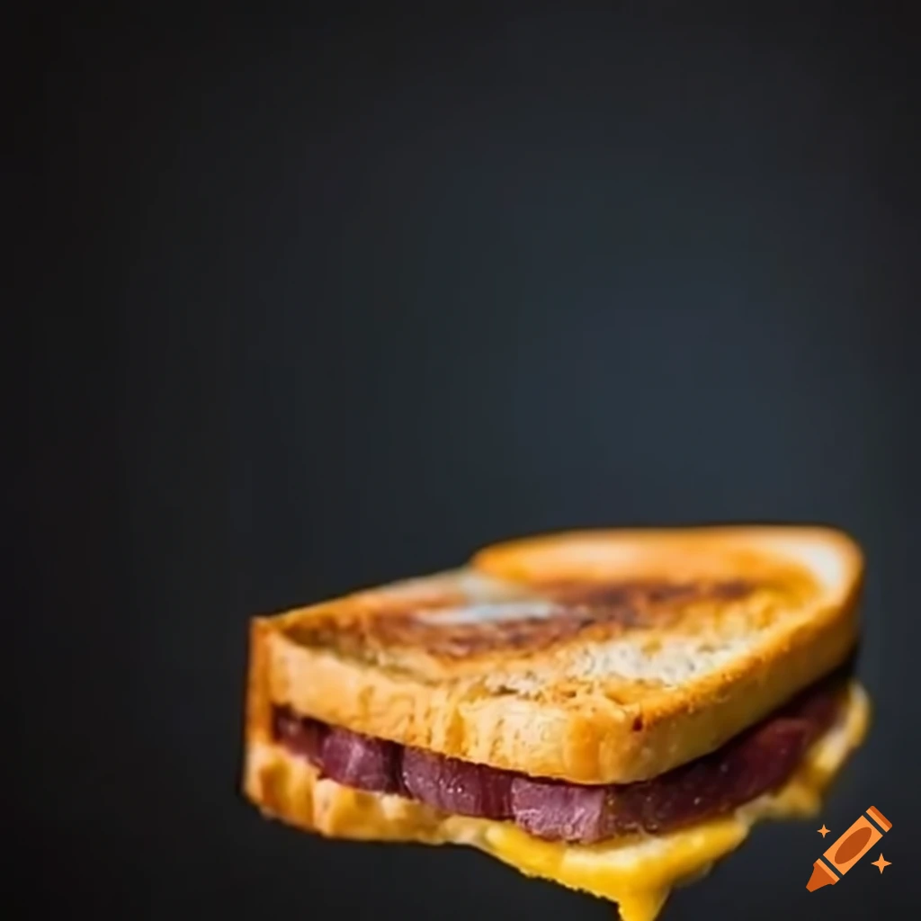 Grilled cheese bear sculpture