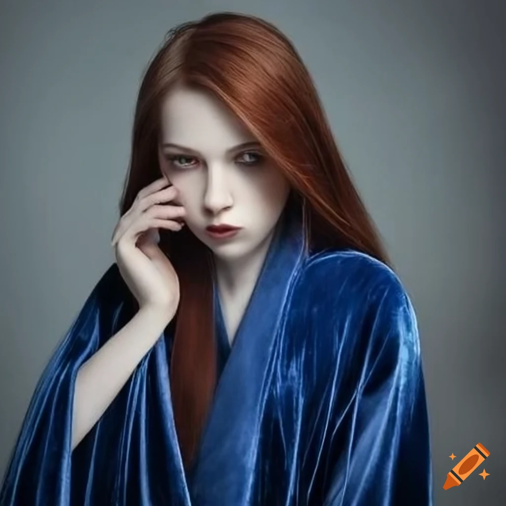 Image of a female wizard in dark blue robes on Craiyon