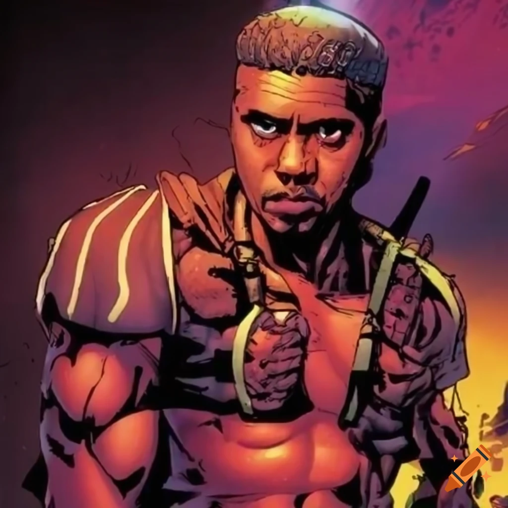 Comic book cover of nas