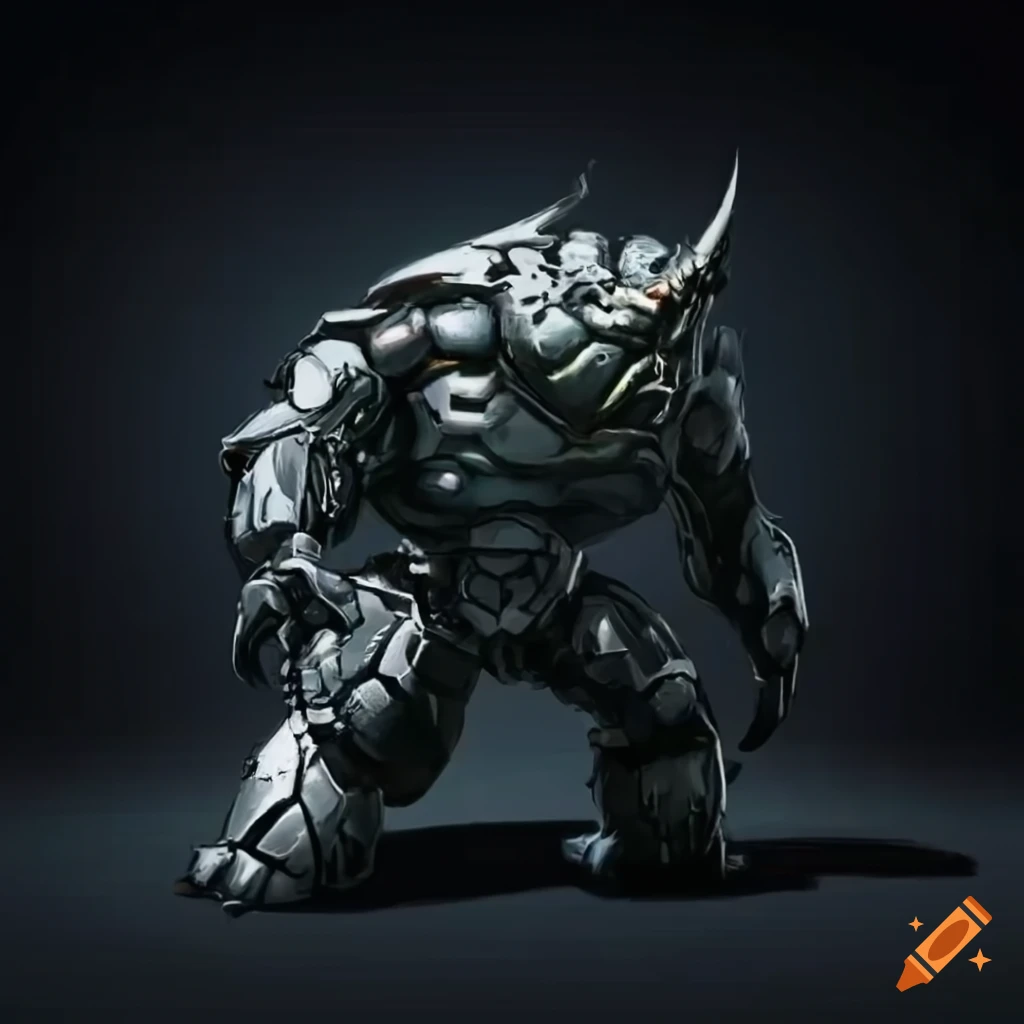 Black snapping turtle kaiju cyborg wearing futuristic armor and Getter Robo legs on Craiyon