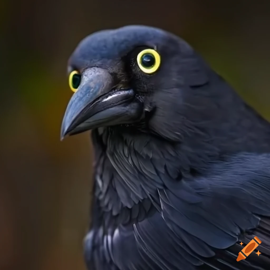 Image of a robot crow