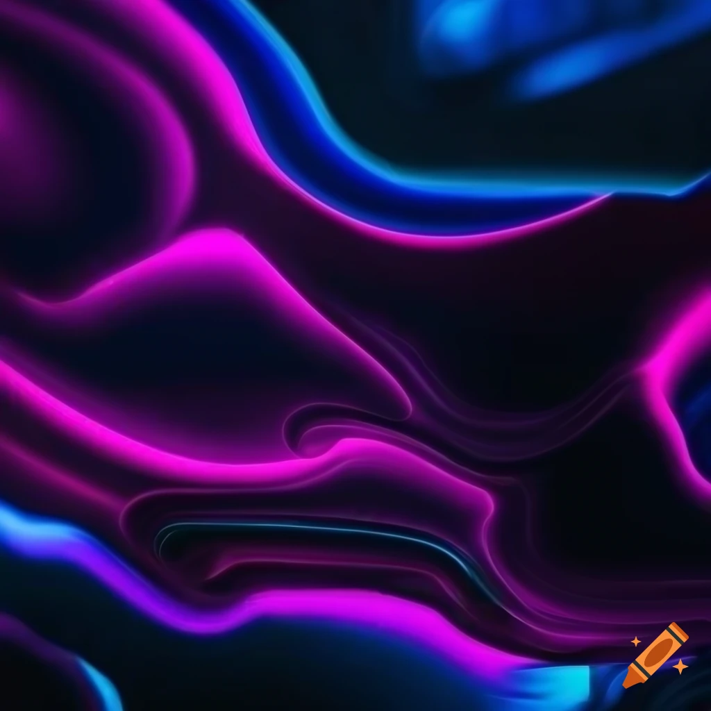Neon Cyberpunk Abstract Background On Craiyon