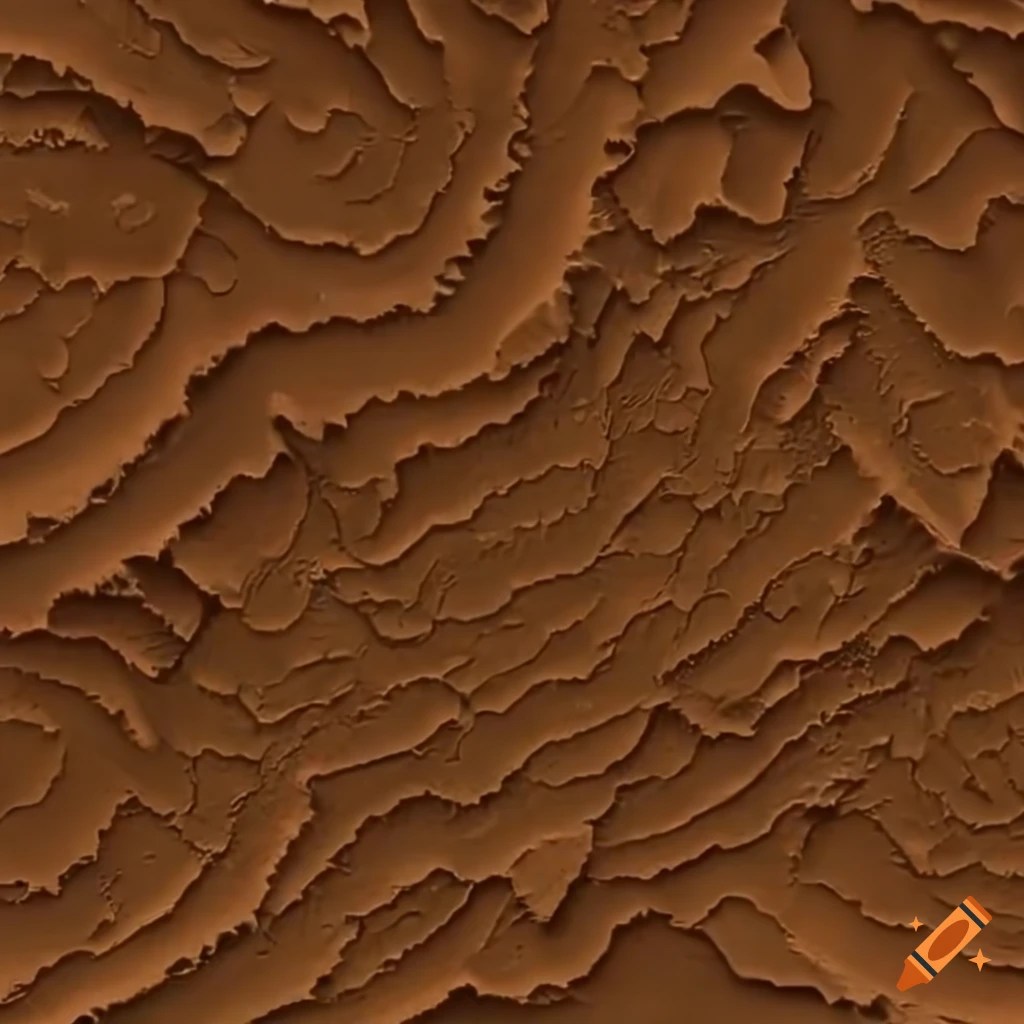 Mountainous dirt texture on Craiyon