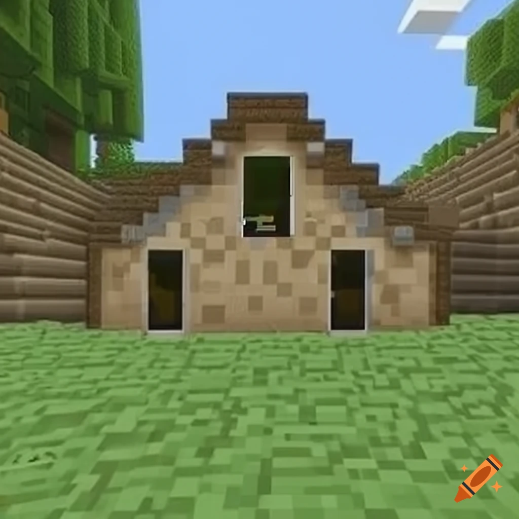 Minecraft windows logo on Craiyon