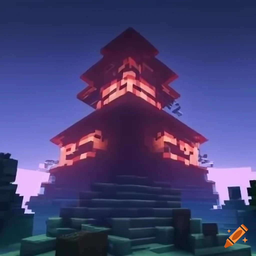 Minecraft bedrock edition logo on Craiyon