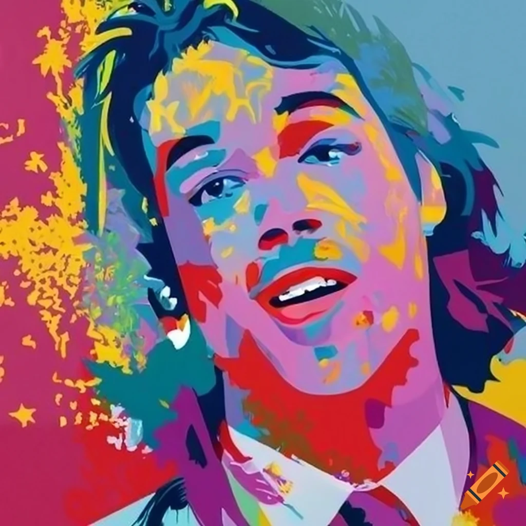 Celebrational artwork inspired by LeRoy Neiman on Craiyon