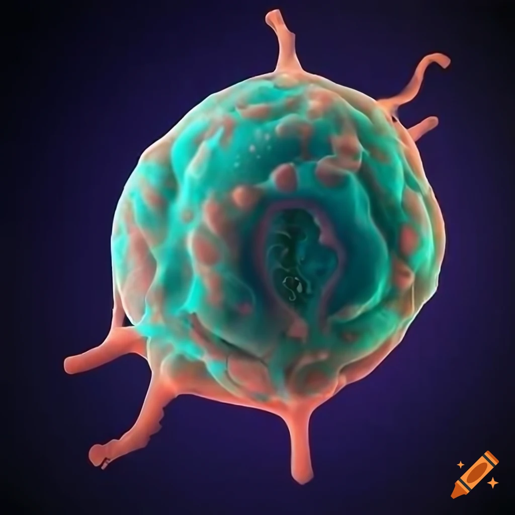 Macrophage Cell Illustration On Craiyon