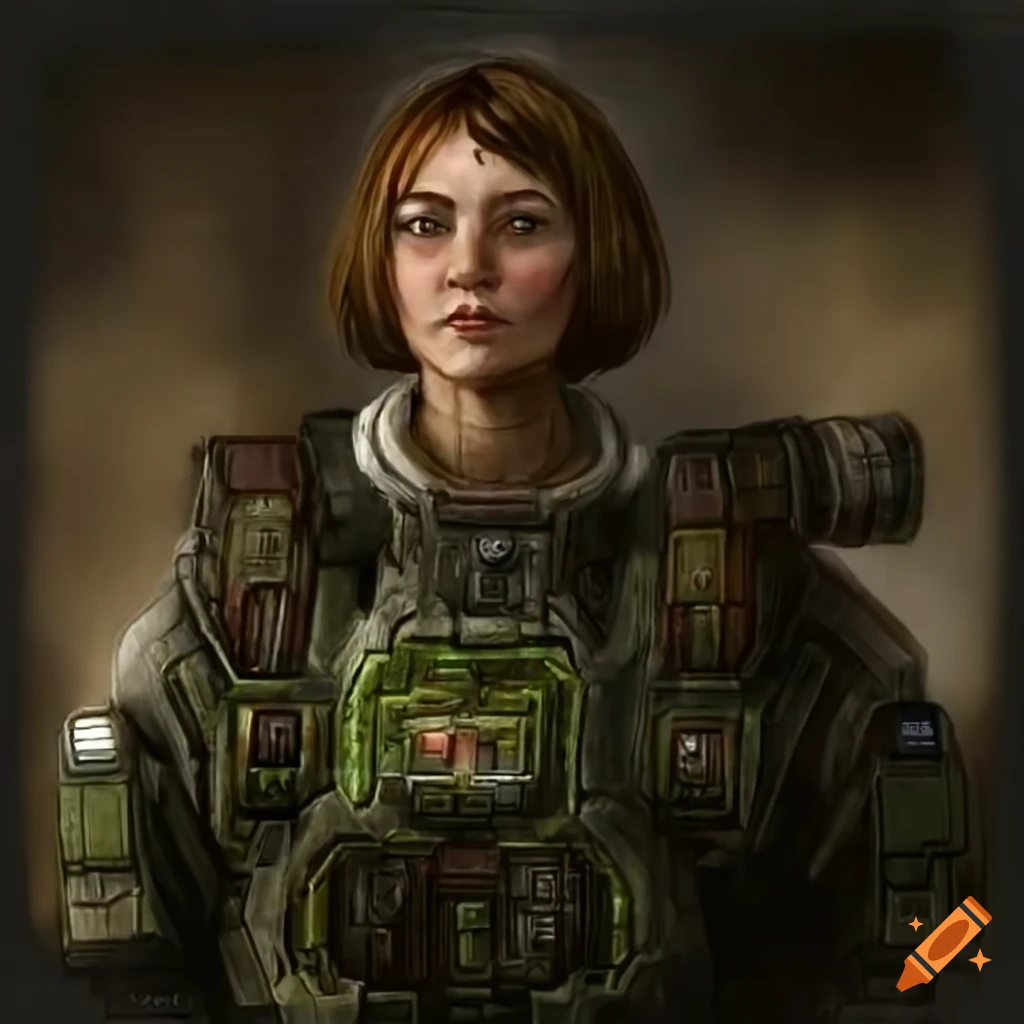 Detailed and realistic portraits of Mechwarrior 5 pilots on Craiyon