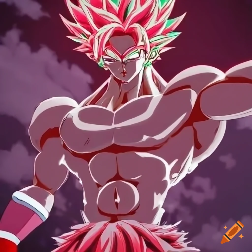 Infrared Art Of Broly On Craiyon