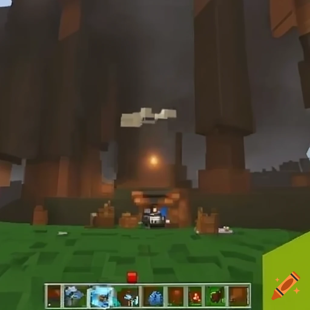 Skywars game start screen on Craiyon