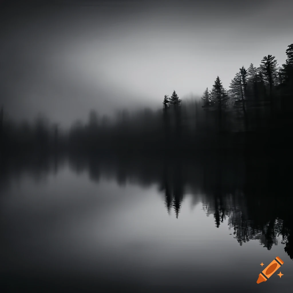 Dark gray nature on Craiyon