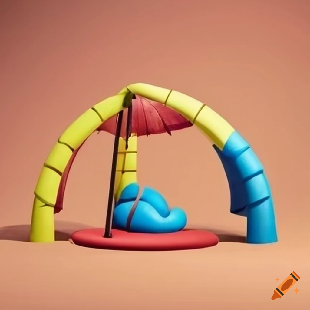 Showroom with unique snake-like curved roof design on Craiyon