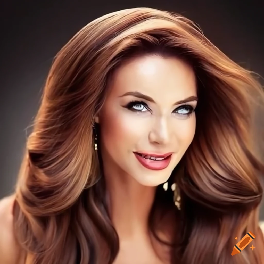 Closeup Glamour Portrait Of Darya Folsom