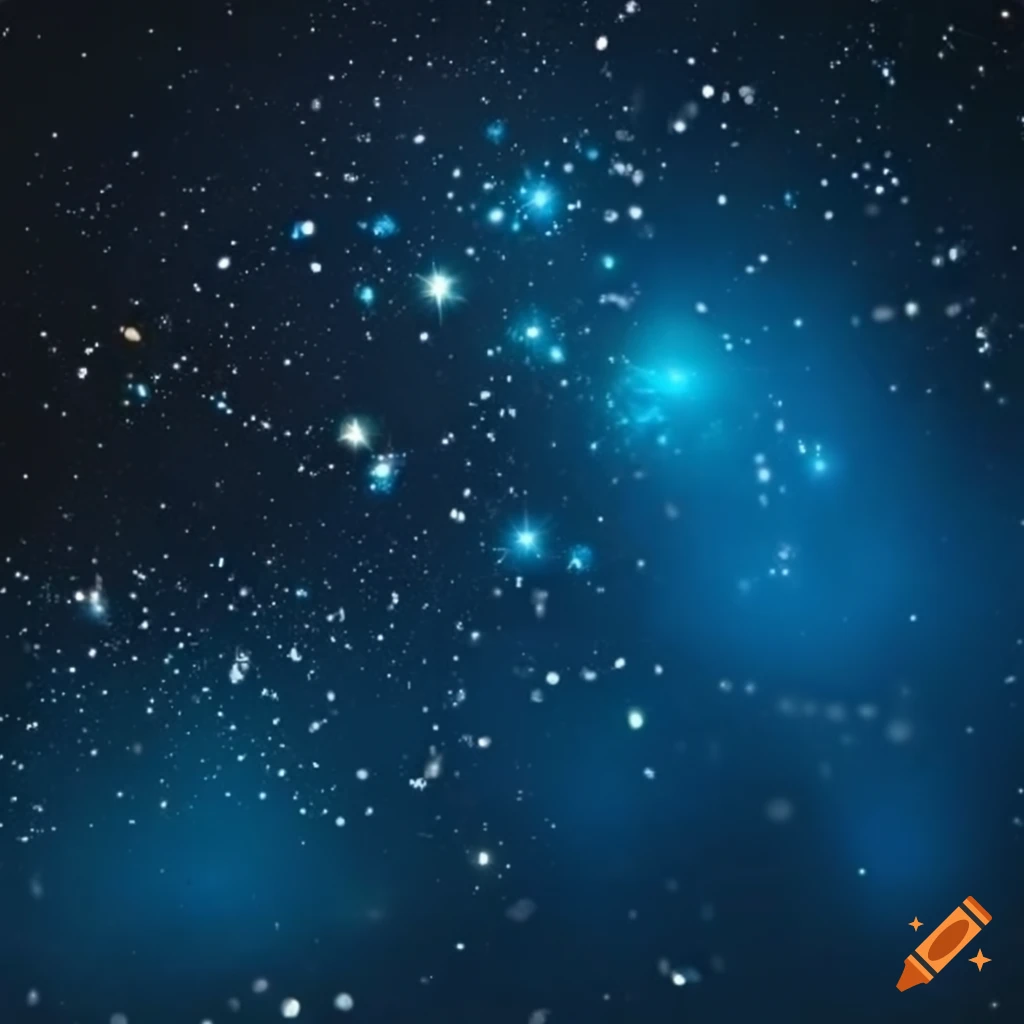 Image of an open cluster of stars