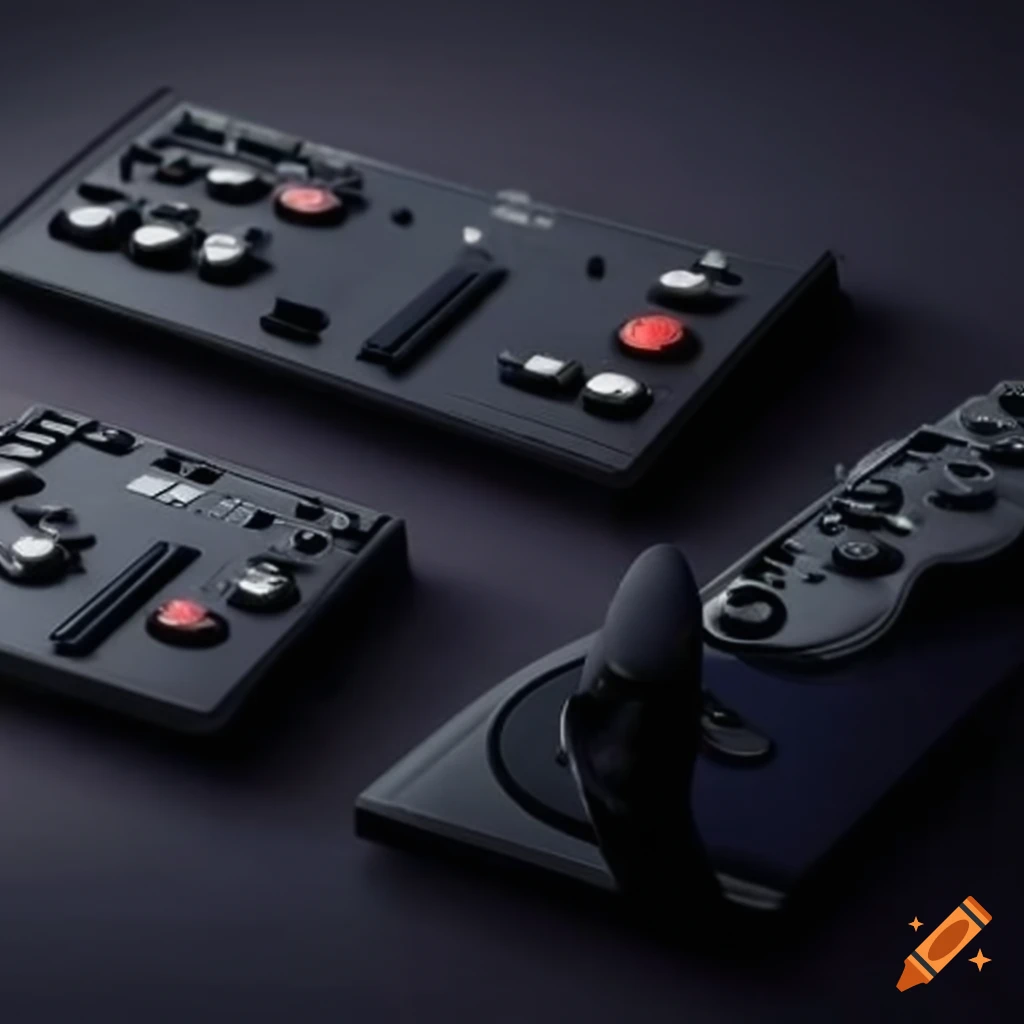 Console game controller on Craiyon