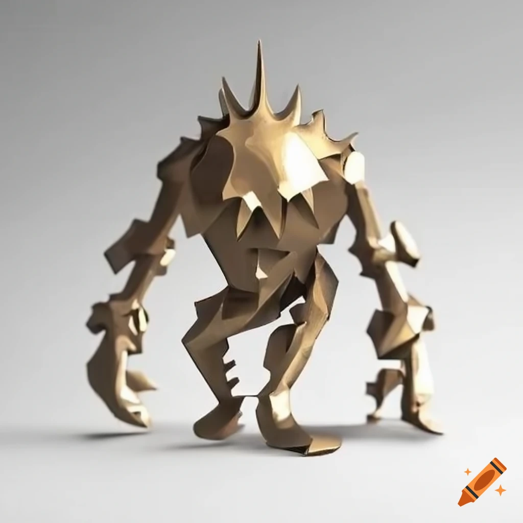 Metal sculpture inspired by zelda game