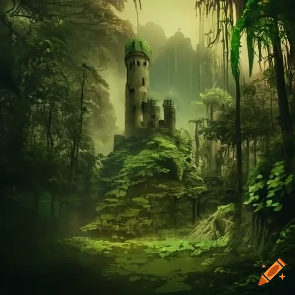 Castle in a jungle