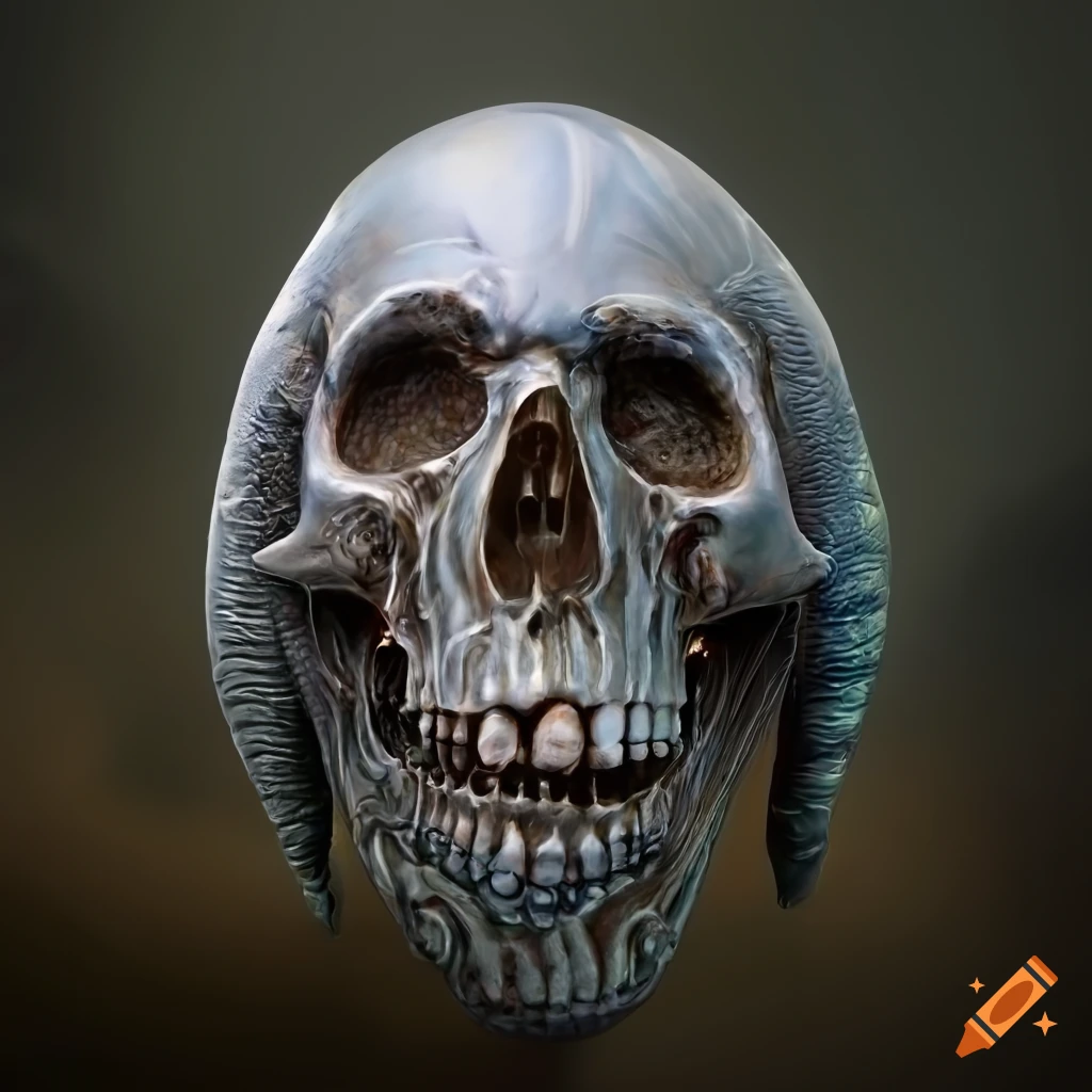 Detailed hyper-realistic sculpture of a dead Drow Elf with an obsidian ...