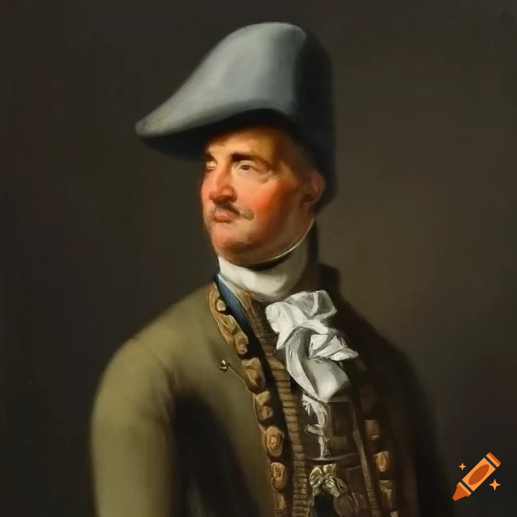 Baroque painting of a german rifleman on Craiyon