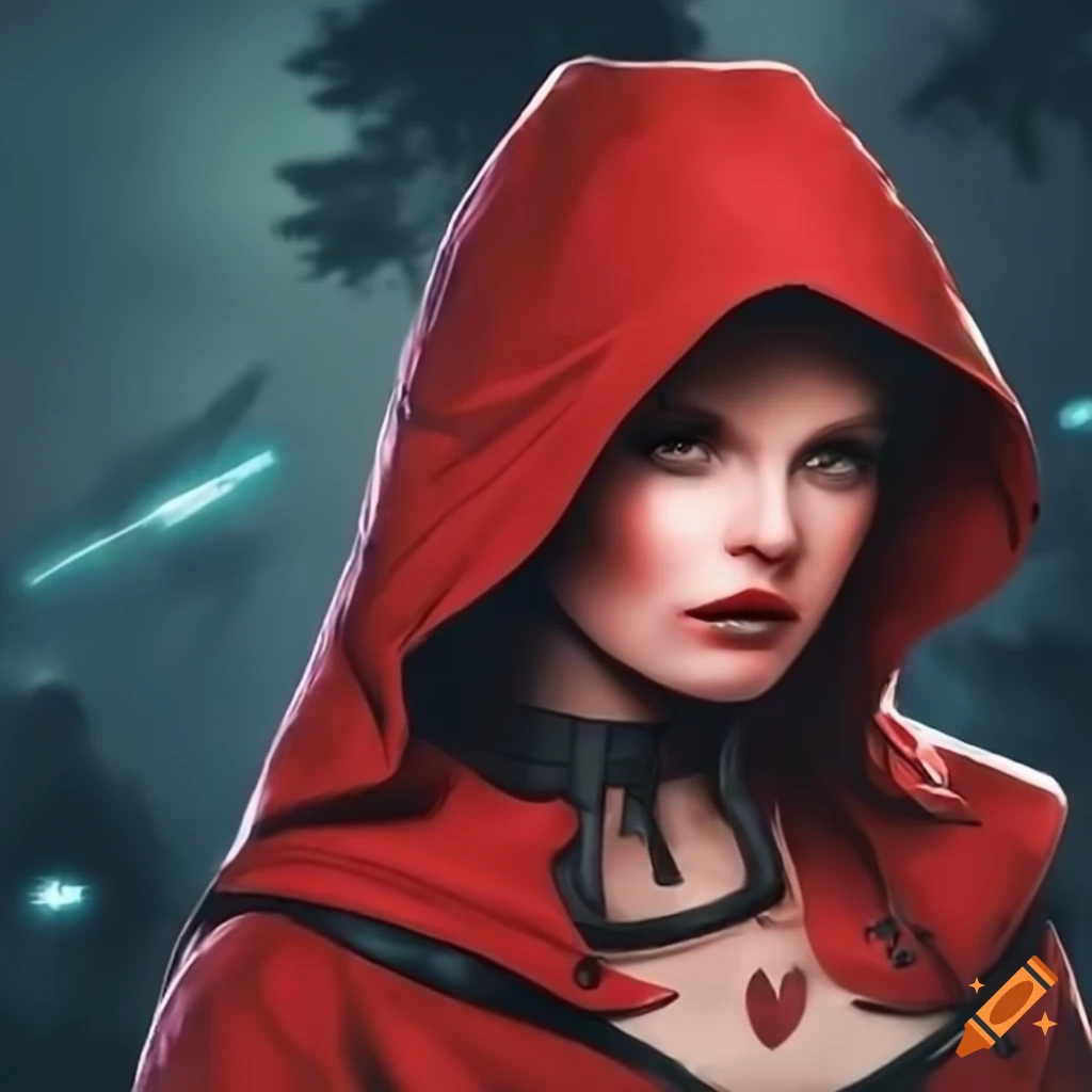 Sci-fi interpretation of red riding hood