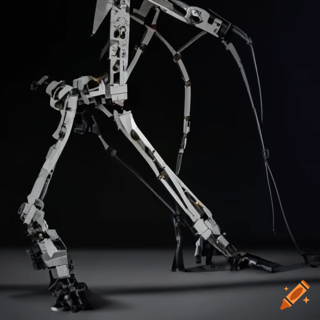 Mechanical pelican robot on Craiyon