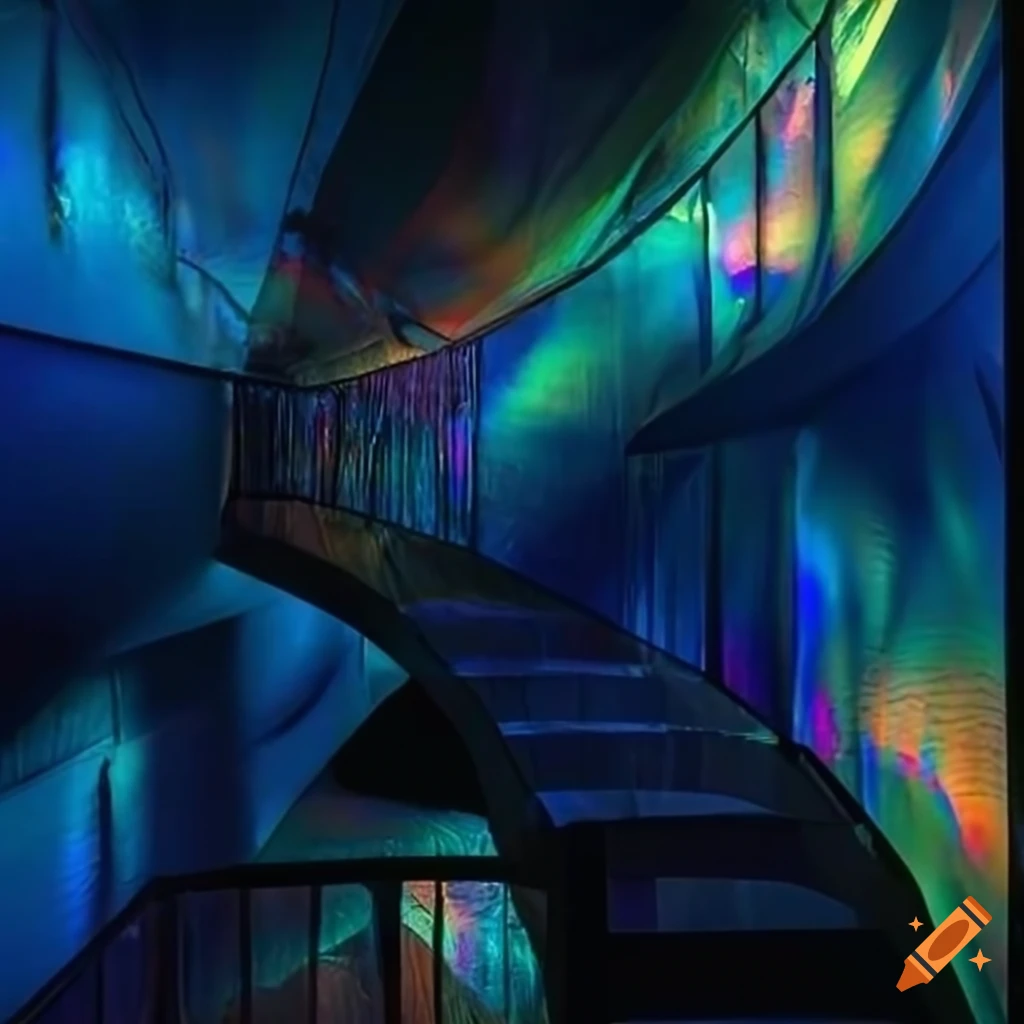 Detailed animal sculpture seen through a window on Craiyon