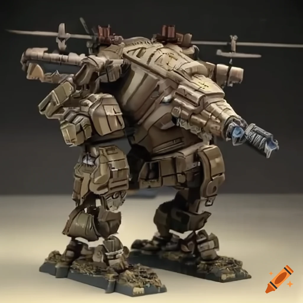 Mechwarrior hunchback on Craiyon