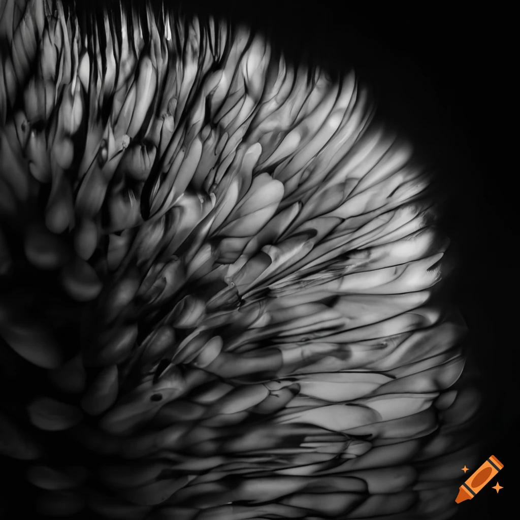 Monochrome photography on Craiyon