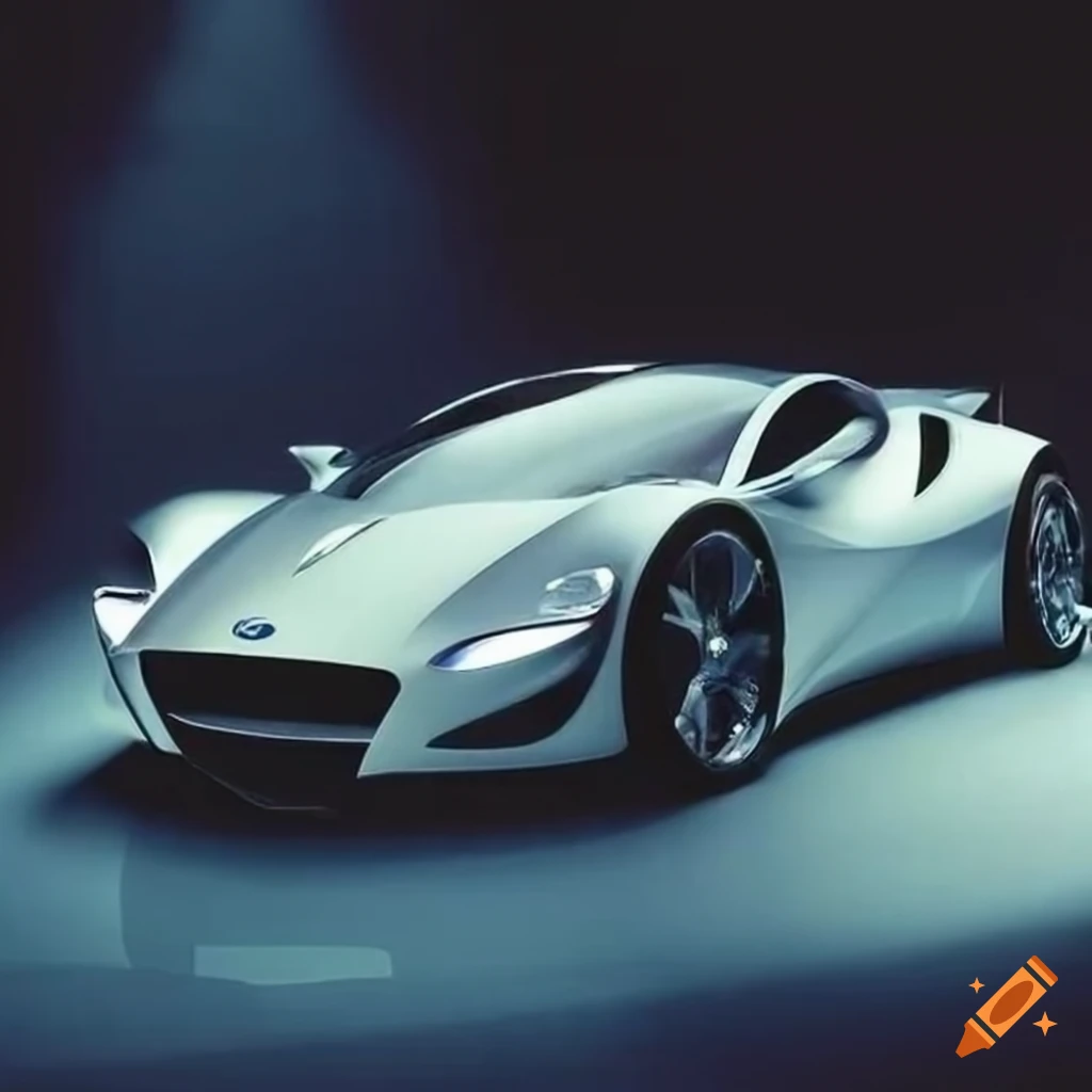 Concept lexus supercar from 2000 with unique design on Craiyon