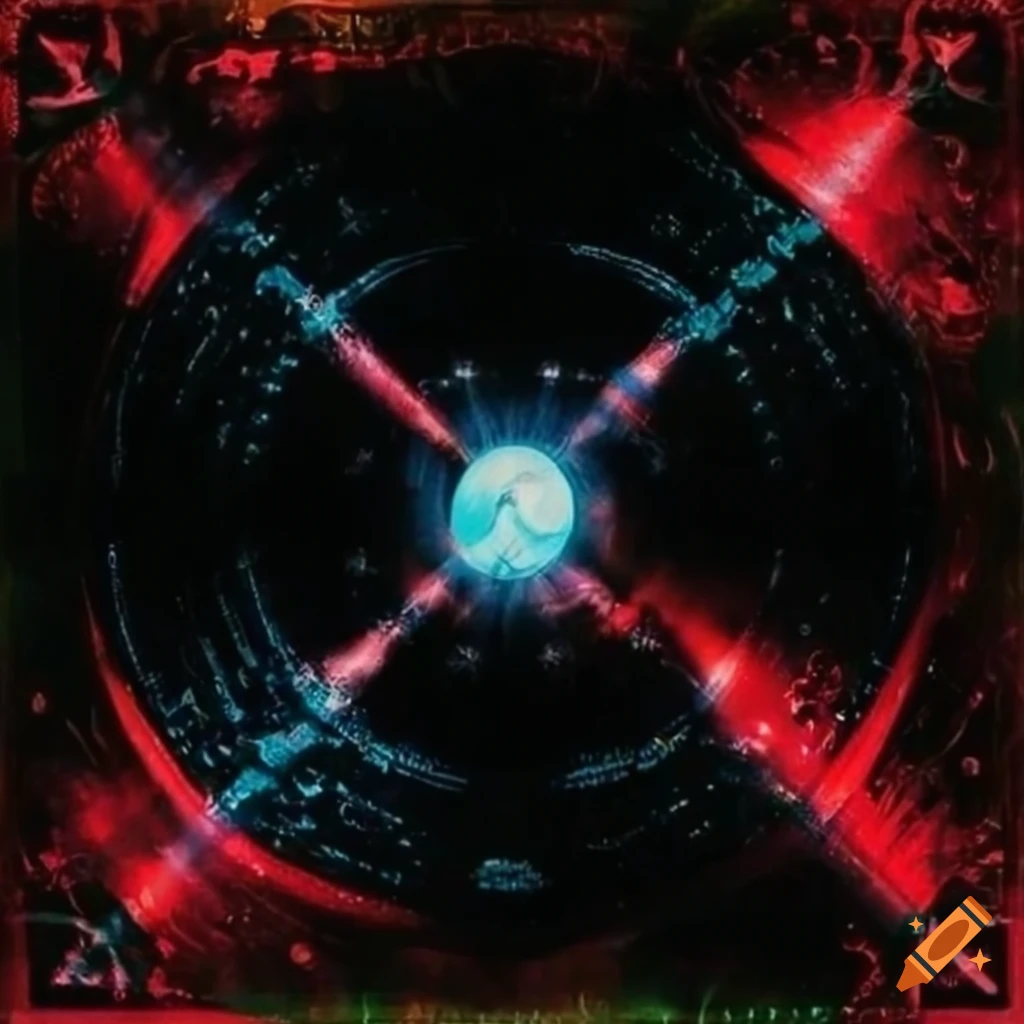 Trance album cover with 90s vibe on Craiyon